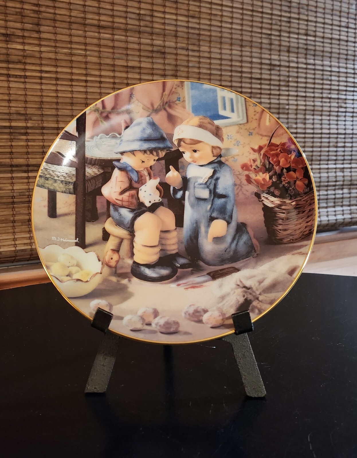 Set of 7 MJ Hummel "Little Companions" Collector Plates, Danbury Mint ...