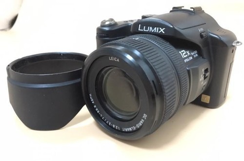 Panasonic Lumix DMC-FZ30 Digital Camera 8MP Black with SD Card Used ...