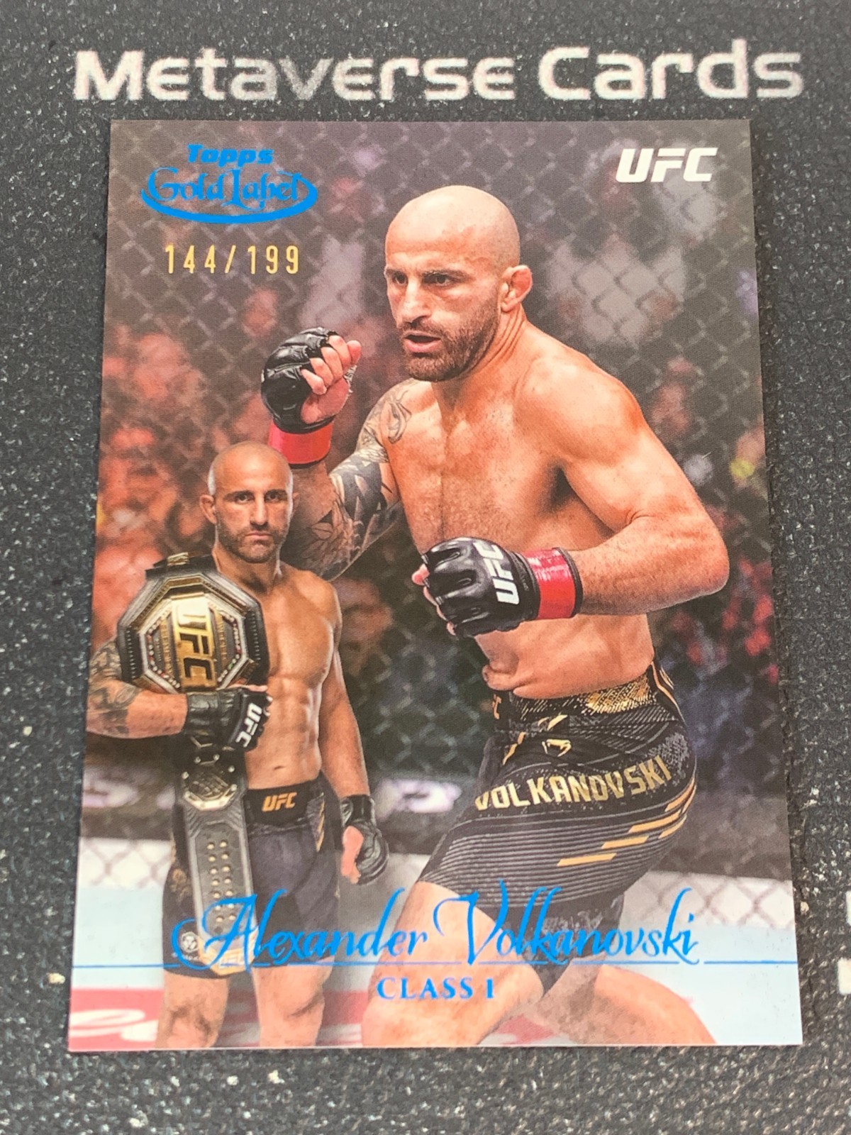 Alexander Volkanovski 2024 Topps Gold Label UFC #10 Class 1 - Gold /1 ...