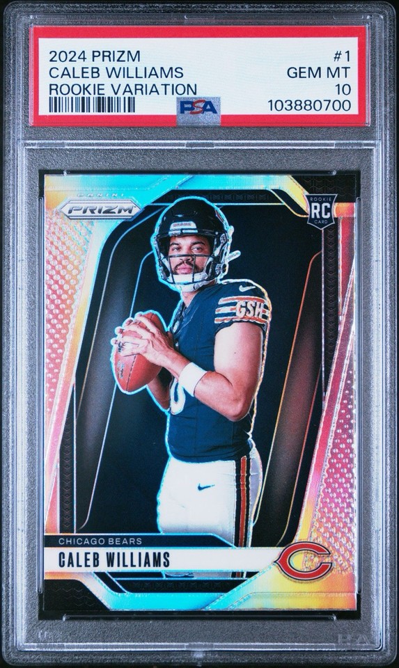 2024 Prizm Caleb Williams Rookie Variation Silver PSA 10 | eBay