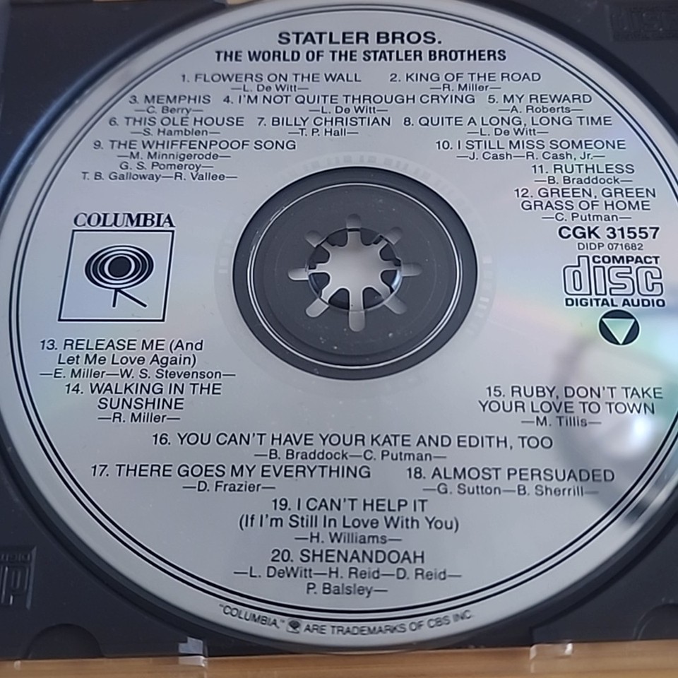 THE STATLER BROTHERS THE WORLD OF THE STATLER BROTHERS CD | eBay