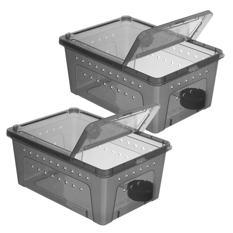 Reptile Breeding Box Snake Turtle Spider Gecko Frog Feeding Box ...