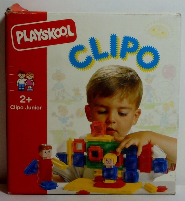 1991 Vintage Playskool Clipo Junior Stickle Bricks SFINOTOUBLAKIA 2 MIB ...