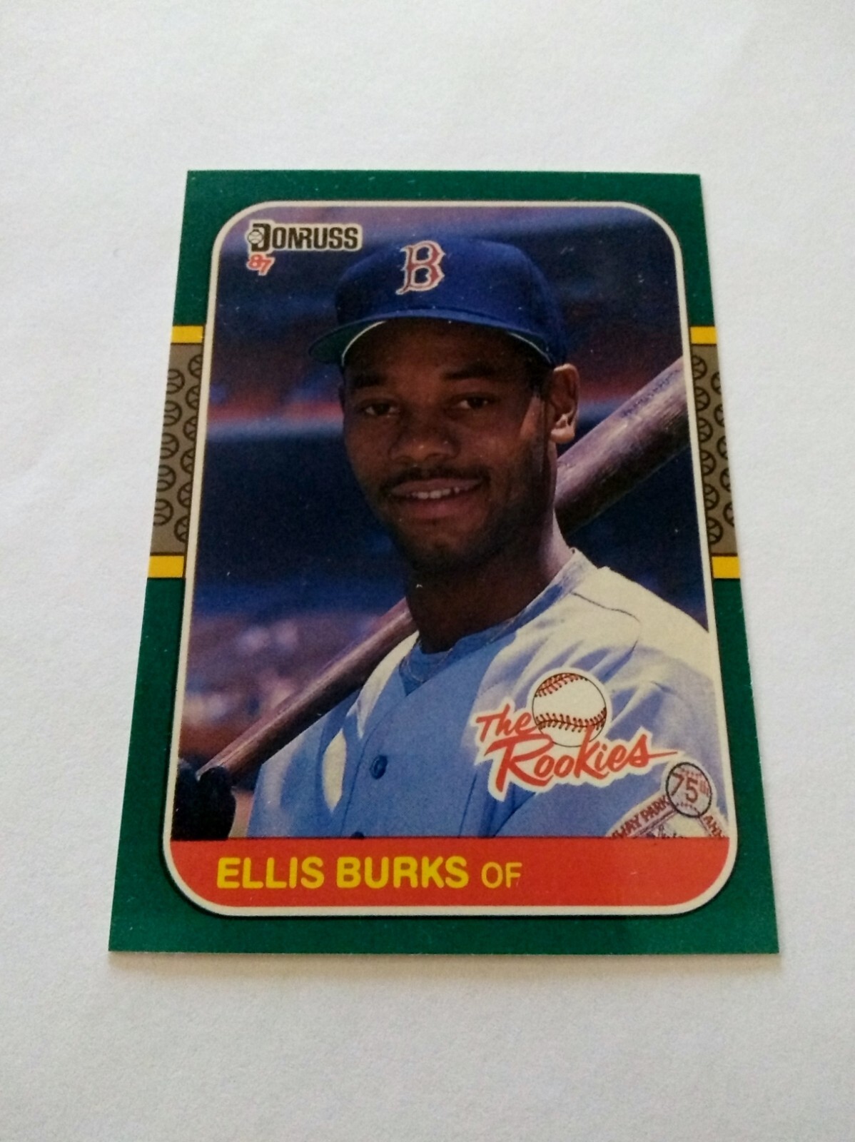 1987 Donruss The Rookies Baseball Ellis Burks #5 Factory Set Break NM ...