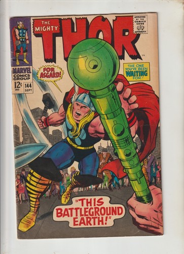 THOR #144 FN 1967 ENCHANTERS /BALDER/ SIF / LEE & KIRBY | eBay