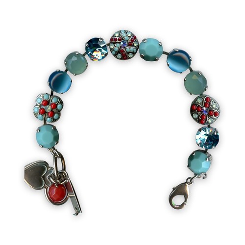 Bracelet by Mariana Jennifer Coll. Sassy Turq, Red Coral, Pacific Opal ...