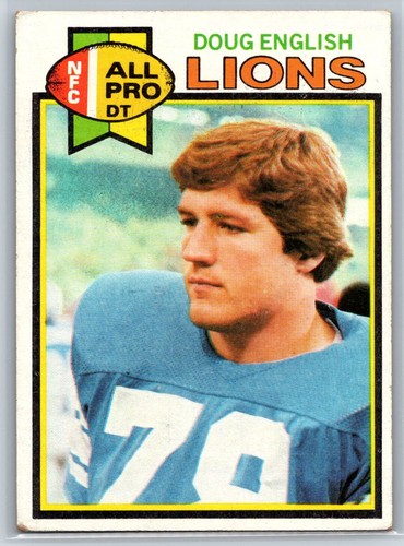 1979 Topps Doug English Rookie Detroit Lions RC #344 | eBay