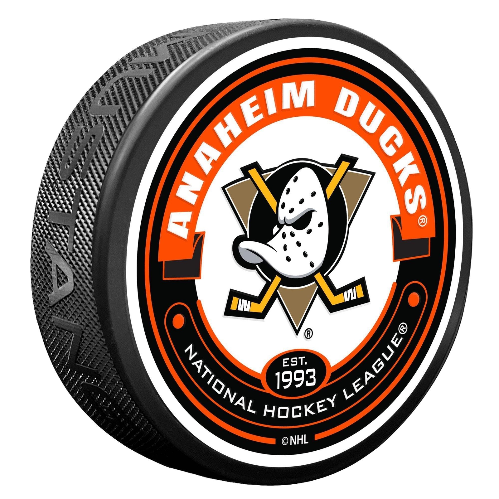 Anaheim Ducks Puck - Rinkside | eBay