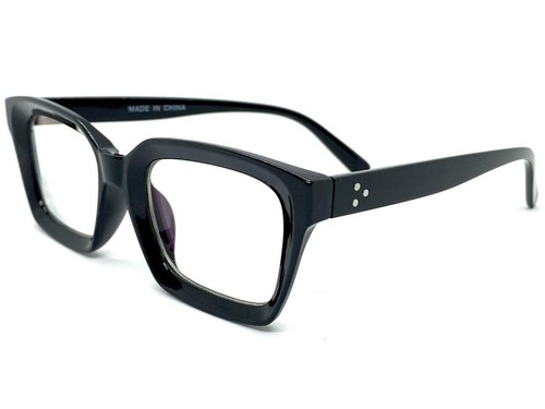Classic Elegant Retro Non Prescription Computer EYE GLASSES Black ...