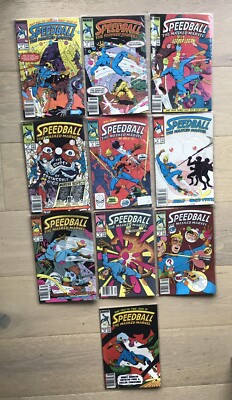 Speedball - #1-10 Complete Run - Marvel Comics - The New Warriors | eBay
