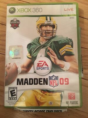 EA SPORTS NFL MADDEN 09 - XBOX 360 - COMPLETE WITH MANUAL - FREE S/H ...