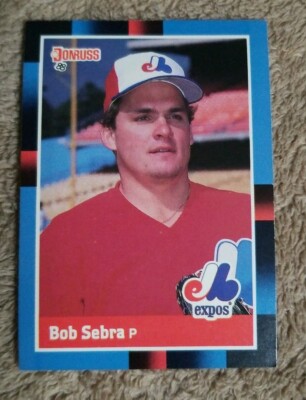 1988 Donruss Montreal Expos Baseball Card #458 Bob Sebra | eBay