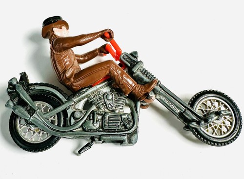 Hot Wheels Rrrumblers 1971 Mean Machine Motorcycle Bike w/ Brown Rider ...