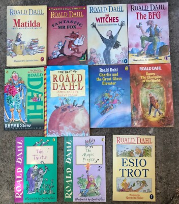 Roald Dahl: Witches Twits Matilda Magic Finger Medicine Henry Charlie ...