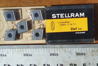 STELLRAM Carbide Tips- CNMG 19 06 12 S1x7 P10, 5pc | eBay