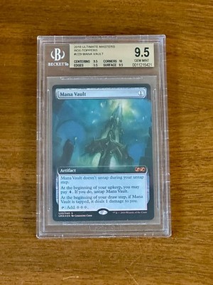 Mana Vault Box Topper Ultimate Masters BGS 9.5 MtG Magic the Gathering ...