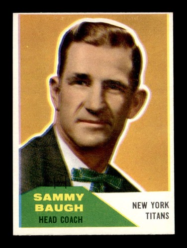 1960 Fleer #20 Sammy Baugh CO EX+ X2771146 | eBay