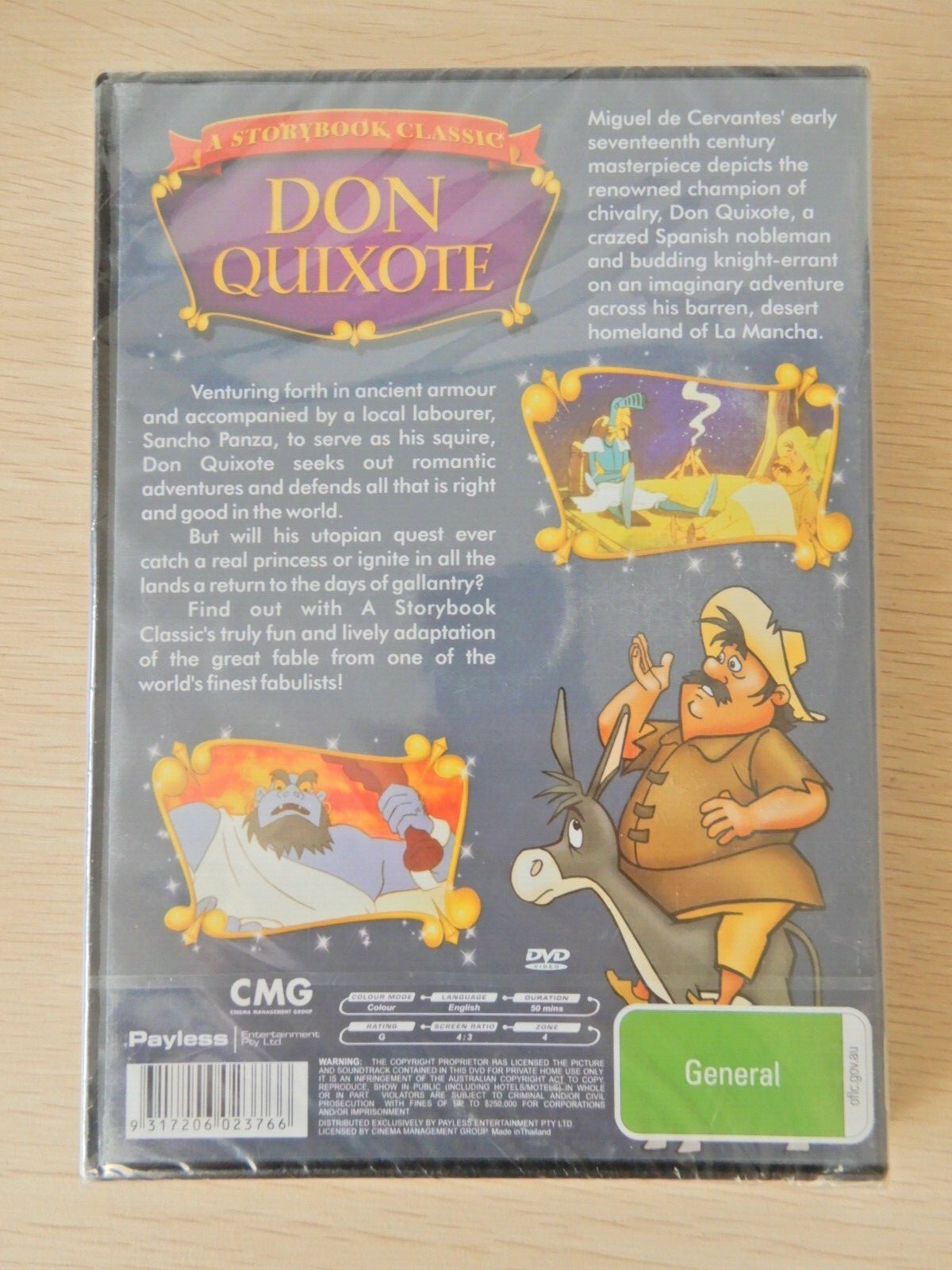 Don Quixote: A Storybook Classic DVD | eBay Australia