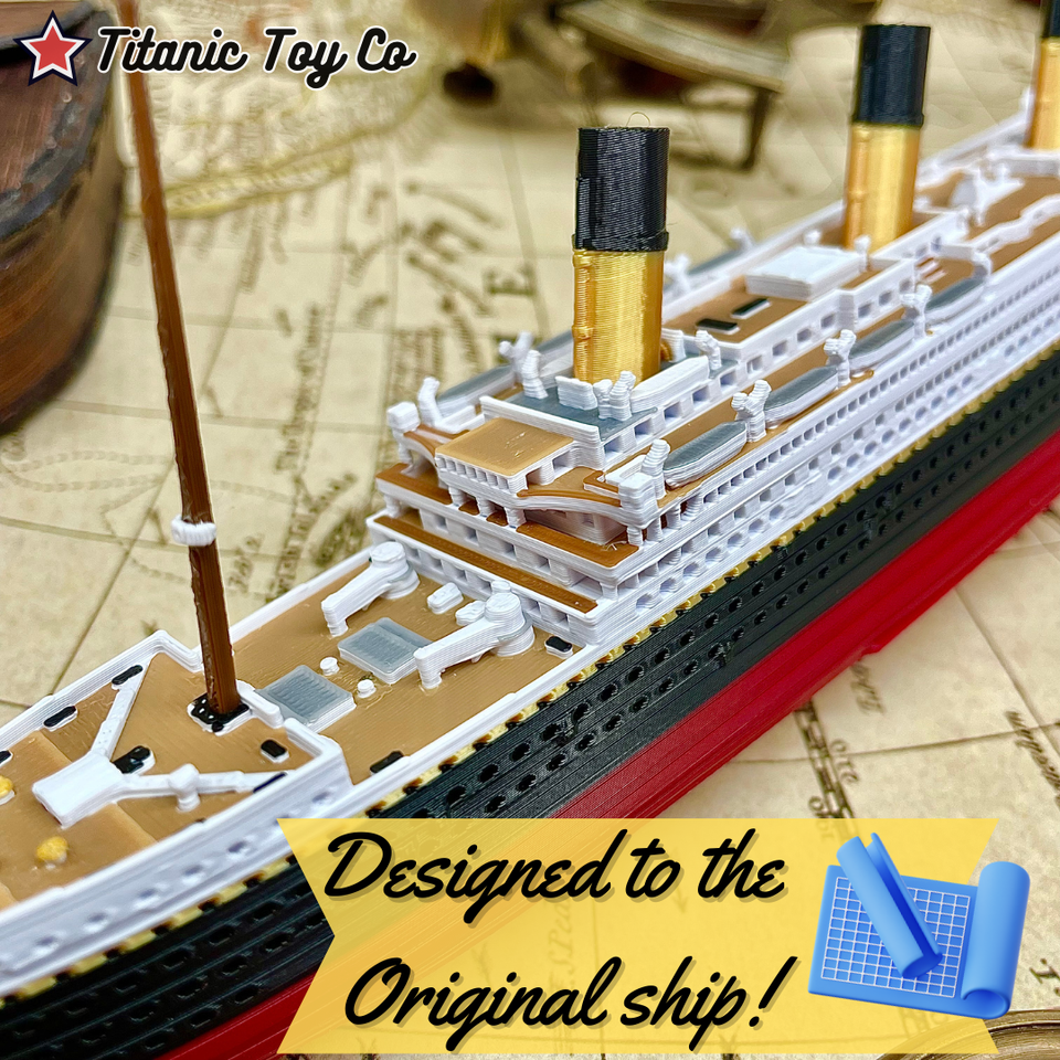 Full Color RMS Titanic Model 12", Titanic Toy For Kids, Titanic Cake ...