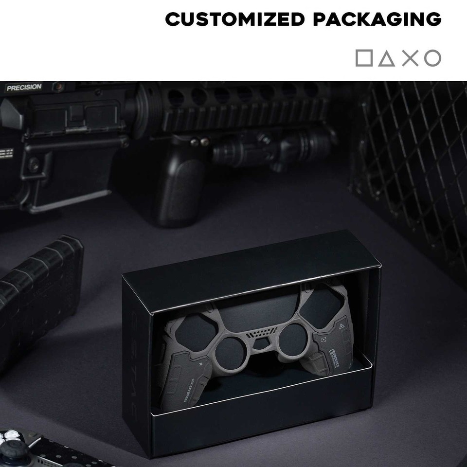 G.S.TAC Tactical PS5 Controller Skin Set Protective Cover+Thumb Grips+Stickers | eBay