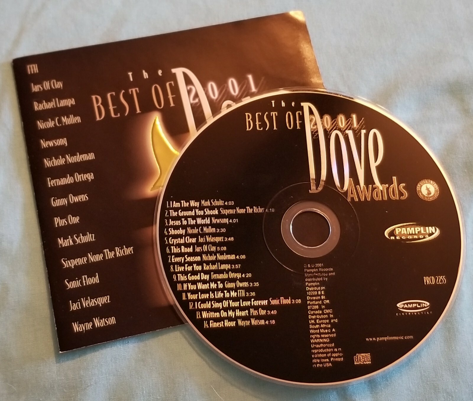 DISC & INSERT ONLY...."The Best of the 2001 Dove Awards" Pre Owned CD ...
