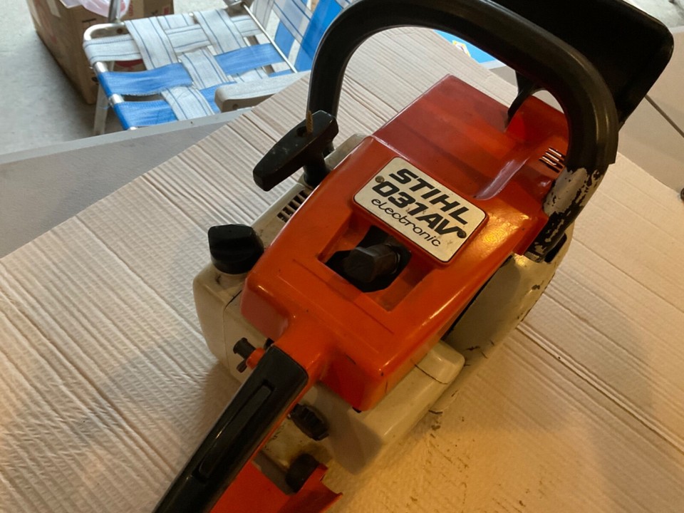 Used Stihl 031 av electronic ,Chainsaw. Great Compression. | eBay