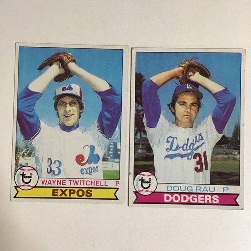 1979 TOPPS #43 WAYNE TWITCHELL & # 147 DOUG RAU VG+ | eBay