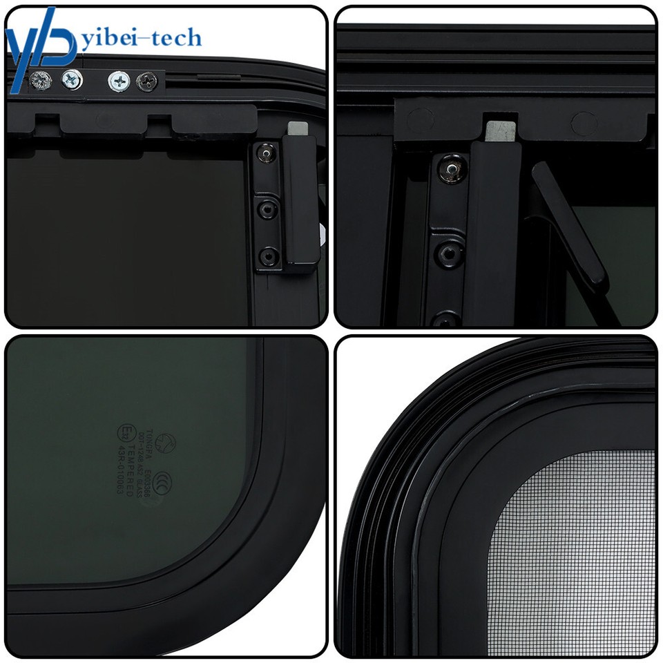 12"Width × 24"Height Travel Trailer Window Vertical Sliding RV Window ...