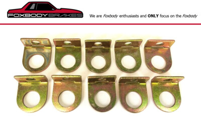 Brake Line Tabs Bolt On or Weld On - Ten (10) | eBay