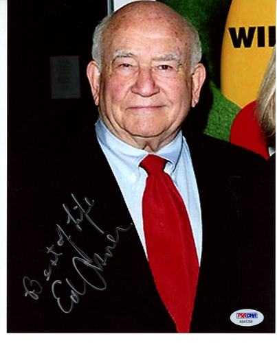 Autographed 8x10 Photo Actor Ed Asner Mary Tyler Moore Lou Grant | eBay