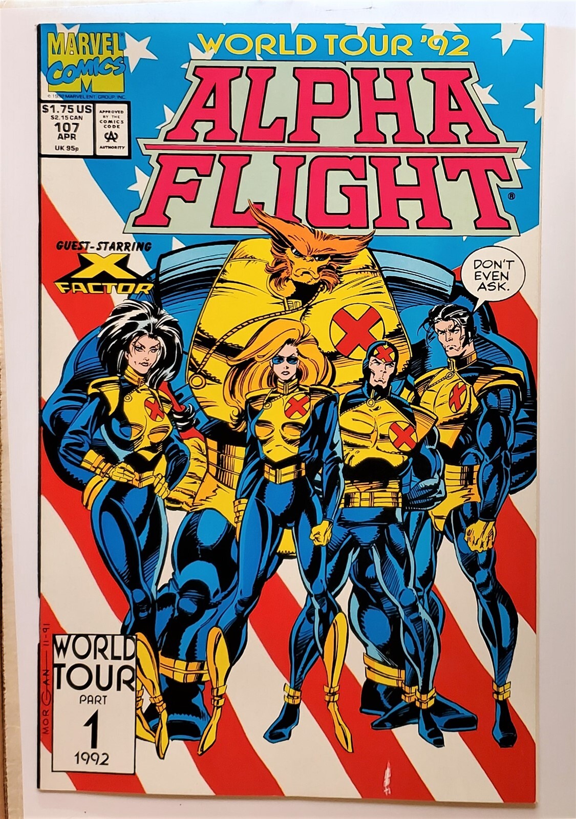 Alpha Flight #107 (April 1992 Marvel) VF/NM | eBay
