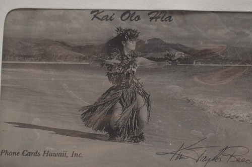 Kim Taylor Reece Kai Olo Hia Hula Kahiko Collection Phone Card SEALED ...
