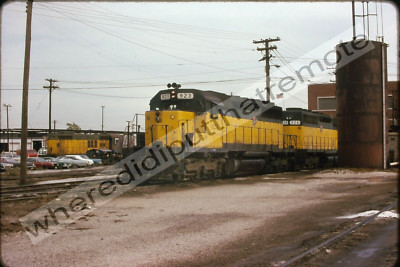 Orig. Slide Chicago & Northwester CNW 923 Ex-CGW EMD SD40 Proviso ILL 10-11-74 | eBay