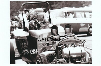 Vintage Drag Racing-JOE PAGE's "AGITATOR"-Ford Bucket T Altered-SUFFOLK ...