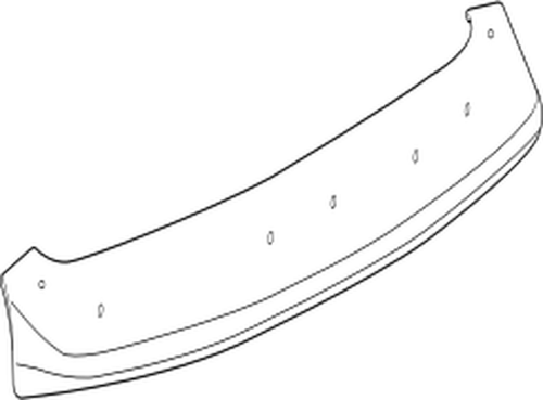 76085-60020-C0 Toyota Spoiler sub-assy, rear 7608560020C0, New Genuine ...