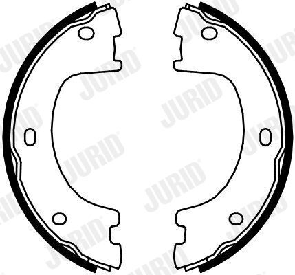 OEM Brake Shoe Set Rear Fits Mercedes Benz Sprinter Dual wheel 906 518 ...