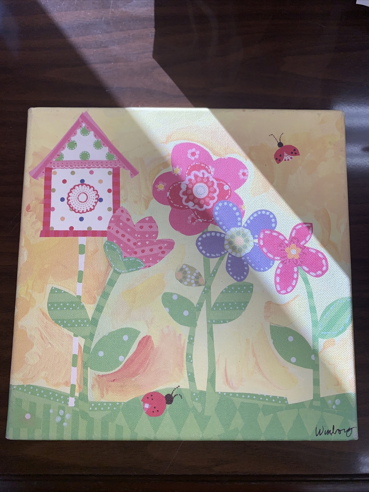 Sunshine Yellow Flower Canvas Wall Art from Oopsy Daisy Too Winborg ...