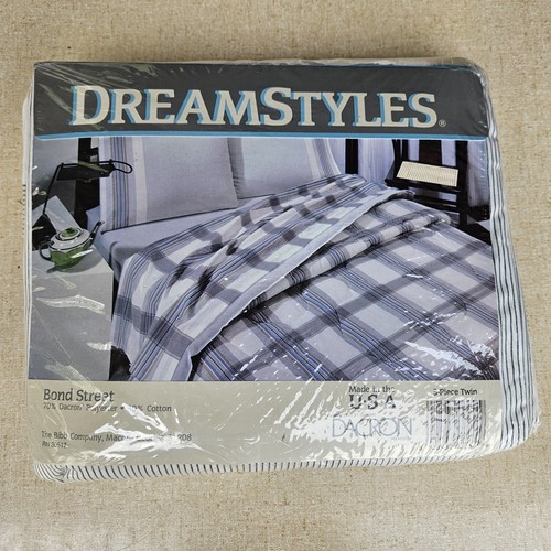 Vintage DREAMSTYLES 3-Piece Twin Sheet Set - Dacron Polyester - NEW OLD ...