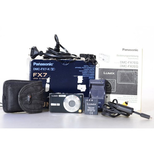 Panasonic Lumix FX7-K Fotocamera Compatta - Digitale - Einsteigerkamera ...