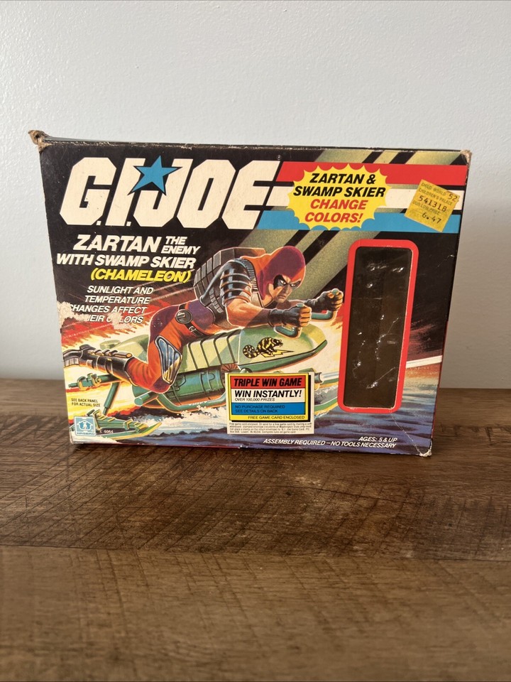 1984 Hasbro GI JOE- Dreadnok ZARTAN Swamp Skier Action Figure ORIGINAL ...