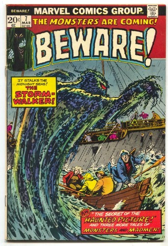 Beware #7 1974 - Marvel -VG/FN - Comic Book | eBay