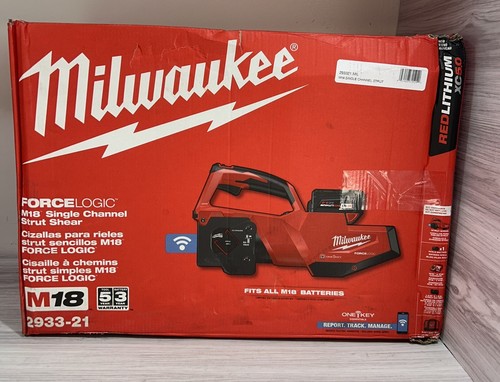 Milwaukee 2933-21 M18 18V FORCE LOGIC Single Channel Strut Shear Kit ...