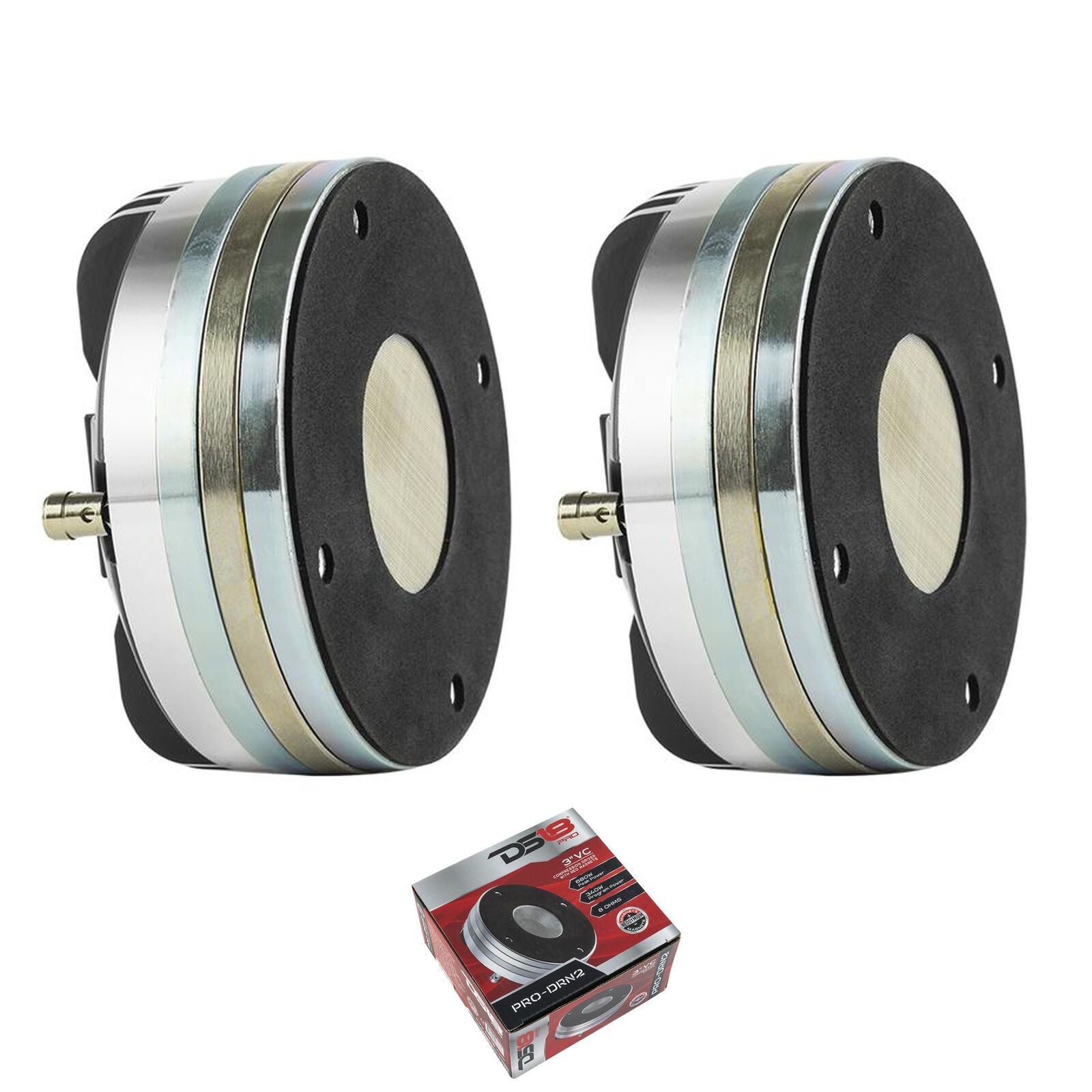 3" Voice Coil Compression Drivers 340 Watt RMS 8-Ohm with Neodymium ...