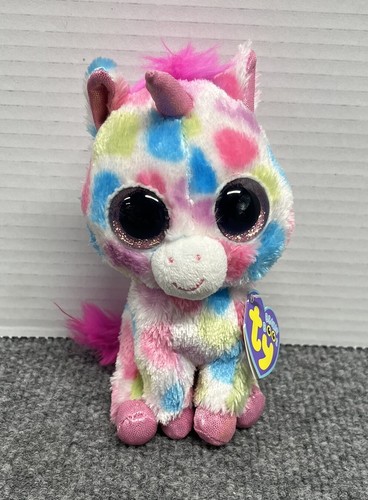 TY Beanie Boos SKYLAR Unicorn 6" Plush Justice Exclusive Mark On Tag | eBay