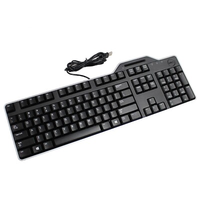 Genuine Dell USB 104-Key USB SmartCard Keyboard KB813 26XGK KB813t | eBay