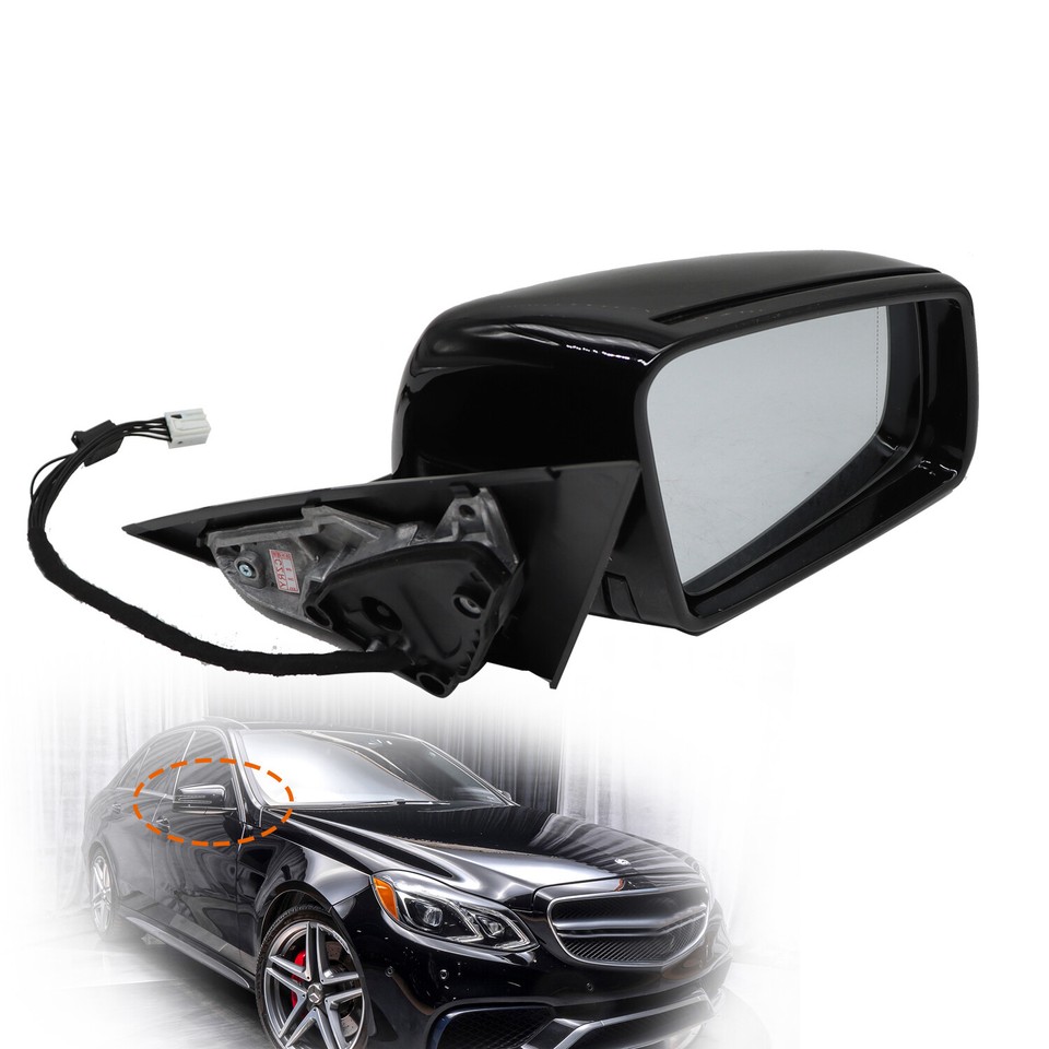 FOR MERCEDES E350 E550 E400 2010-2016 RIGHT SIDE PASSENGER MIRROR BLACK ...