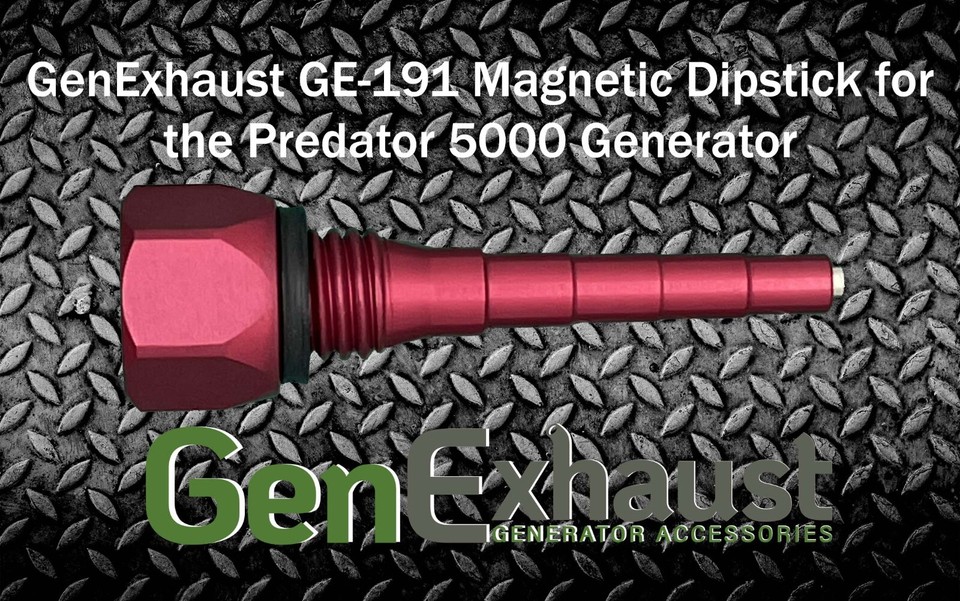 GenExhaust: Predator 5000 Generator - ANODIZED MAGNETIC OIL DIPSTICK | eBay