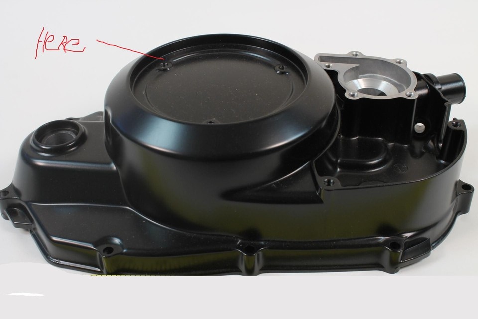 YAMAHA BANSHEE 350 CLUTCH COVER CASE BILLET ALUMINUM COVER, CHROME ...