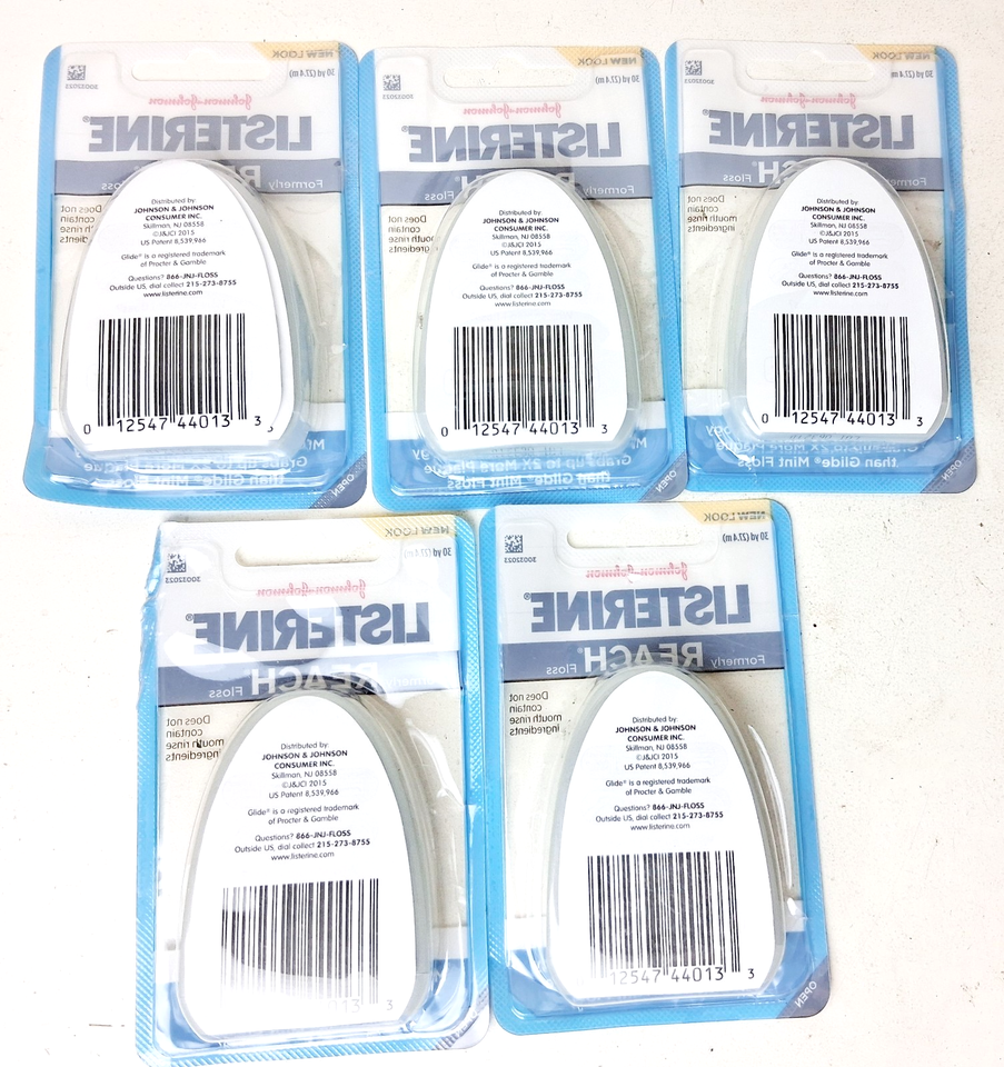 Reach Ultraclean Mint Floss with Micro-Grooves Technology 30 YD Lot of ...
