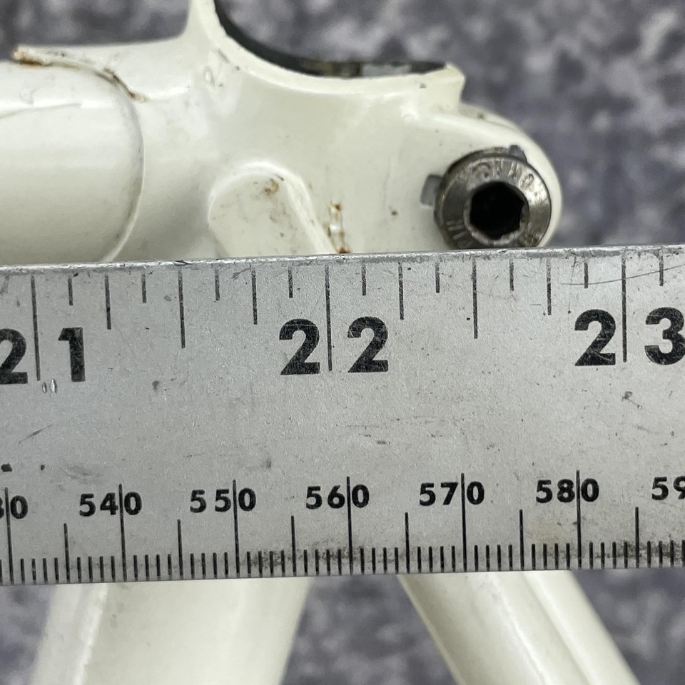 Vintage Giant Perigee Road Bike Frame 58 59 cm Steel Japan CRMO White ...